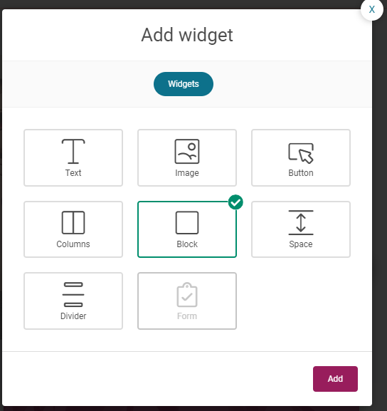Popup widgets – Symplify New Conversion